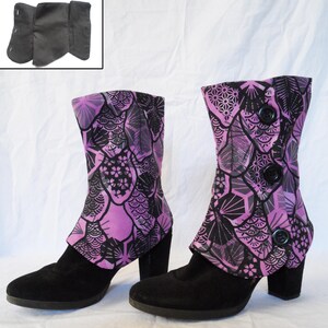 Spats With Buttons,goth Steampunk, Victorian Gaiters, Bootcover ...