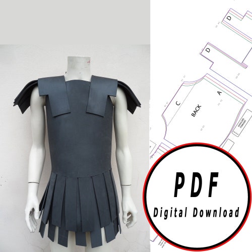 DIY Breastplate Eva Foam Knight Medieval Armor Pattern - Etsy Canada