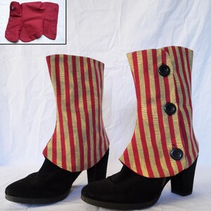 Spats With Buttons,goth Steampunk, Victorian Gaiters, Bootcover ...