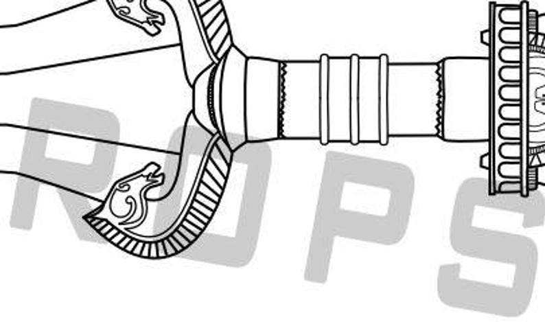 Sword DIY Template pattern blueprint DIY pdf digital donwload | Etsy