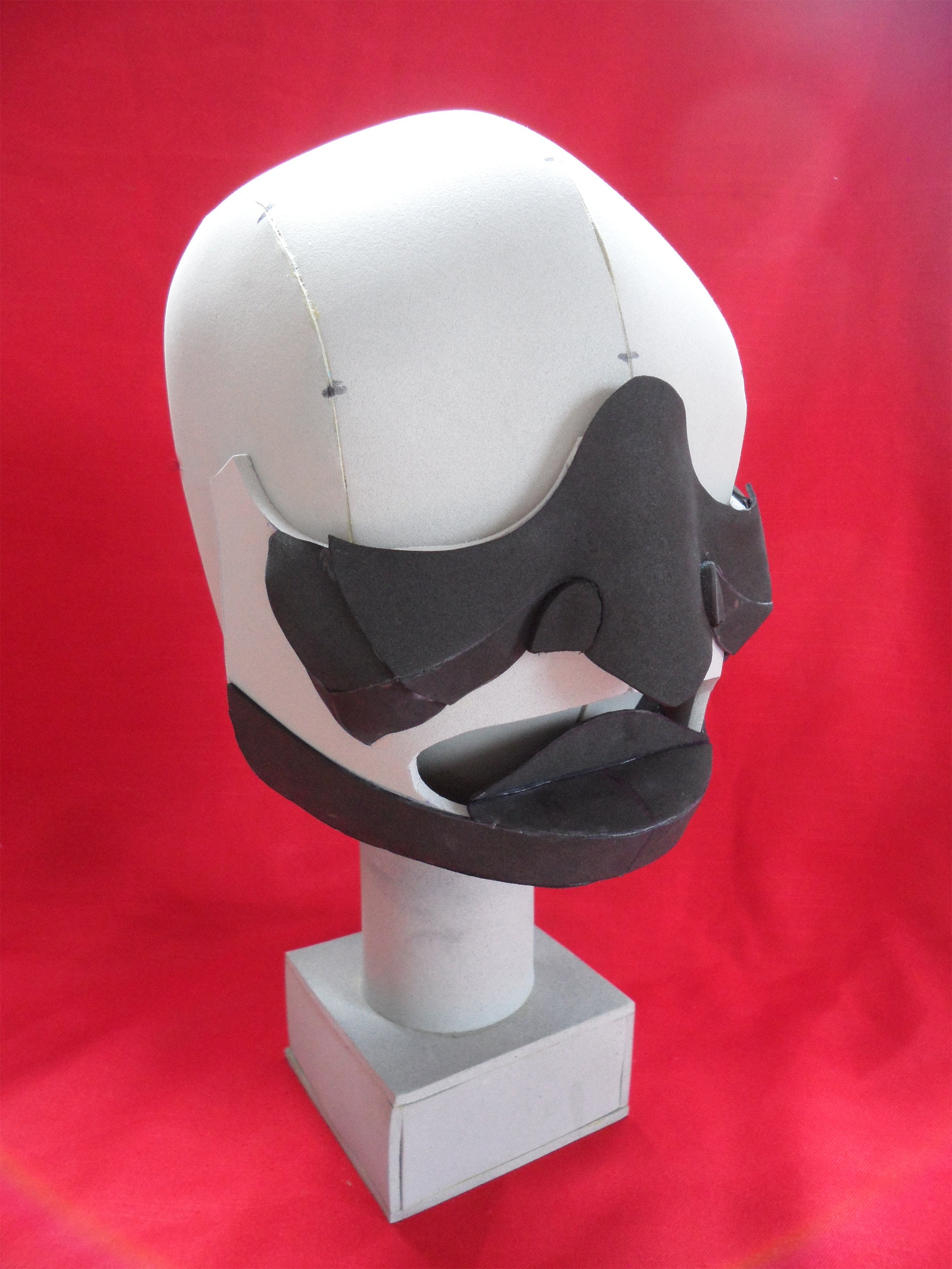 DIY Samurai Mask Mempo Eva Foam Helmet Template Pattern - Etsy