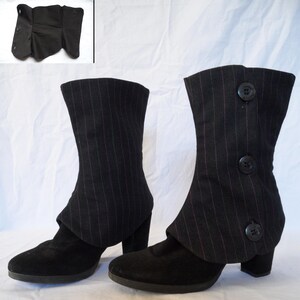 Spats With Buttons,goth Steampunk, Victorian Gaiters, Bootcover ...