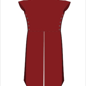 DIY Tabard Elvish Basic Fantasy Medieval Elf- Template Pattern ...