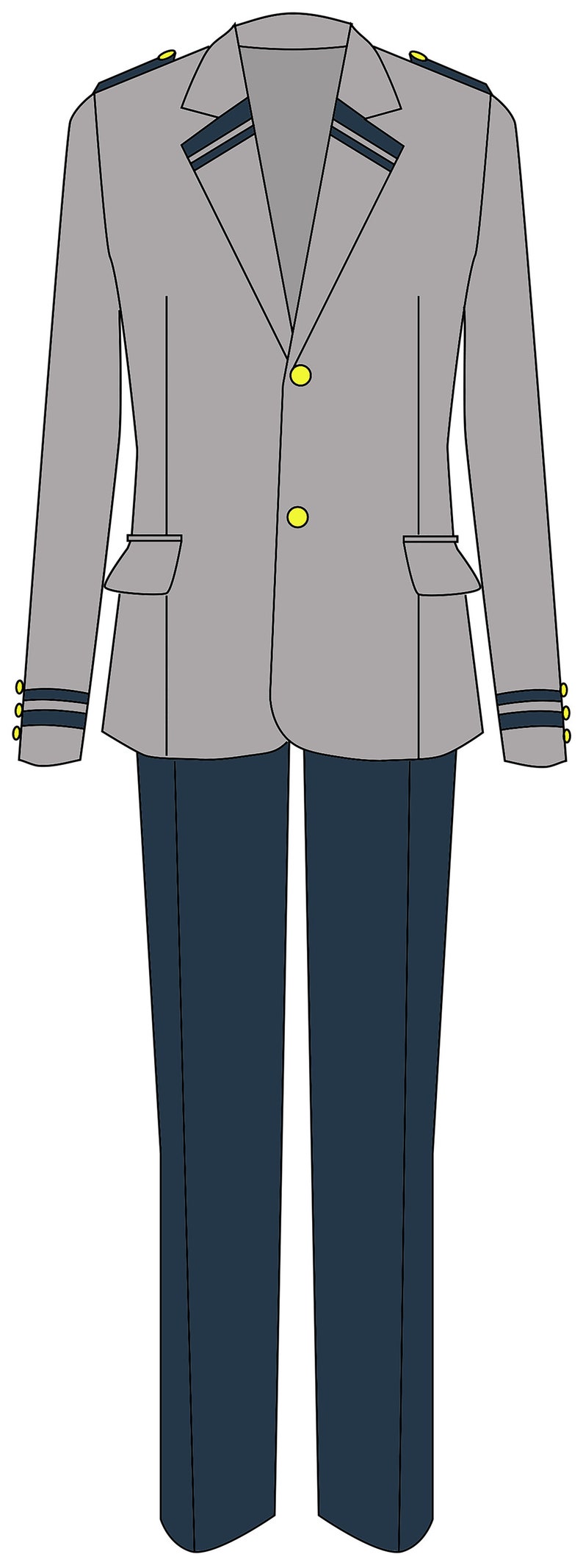 DIY Male School Uniform Template Pattern Blueprint Pdf - Etsy UK