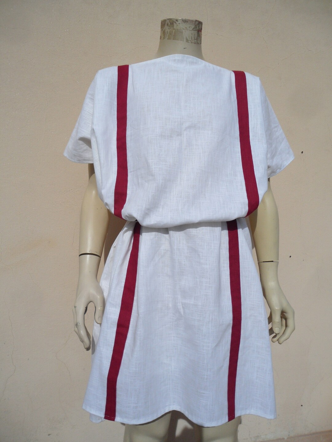 Roman Tunic Clavi Focale Handmade Linen Costume Replica Reenactment ...