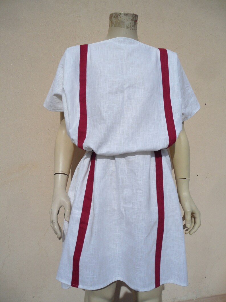 Roman Tunic Clavi Focale Handmade Linen Costume Replica - Etsy