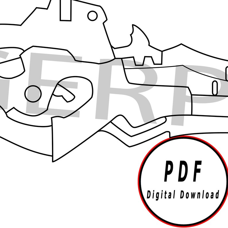 40 Sword Template Pattern Blueprint DIY Pdf Digital Donwload - Etsy