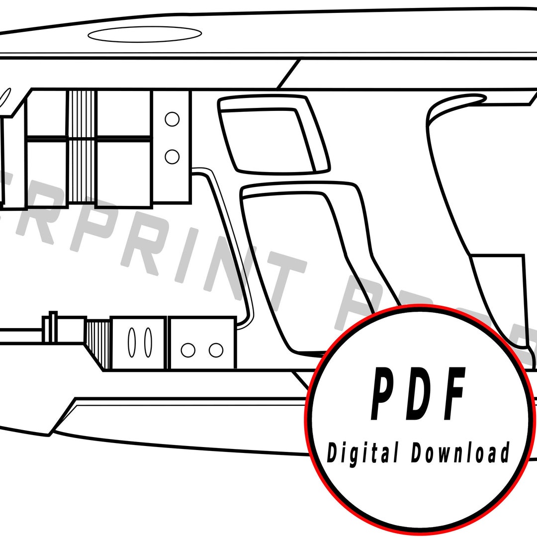 Blaster Guardians DIY Templates Pattern Blueprint DIY Pdf Digital ...