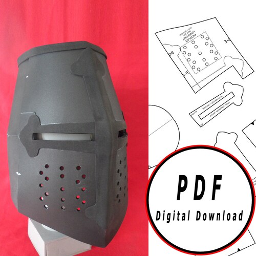 DIY Morion Eva Foam Helmet Conquistadores Pattern Blueprint - Etsy