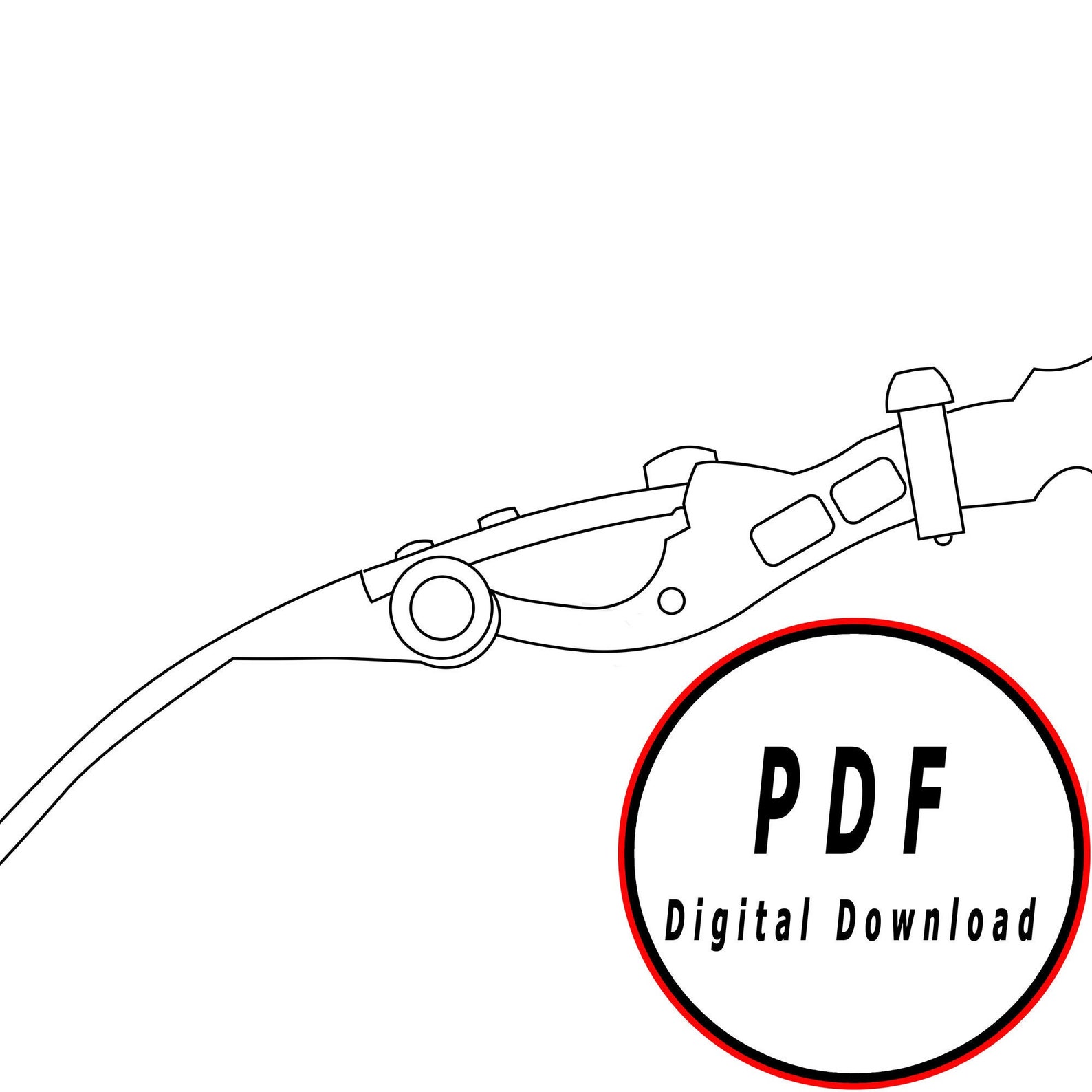 Bow Template Blueprint DIY Pdf Digital Donwload Vector | Etsy