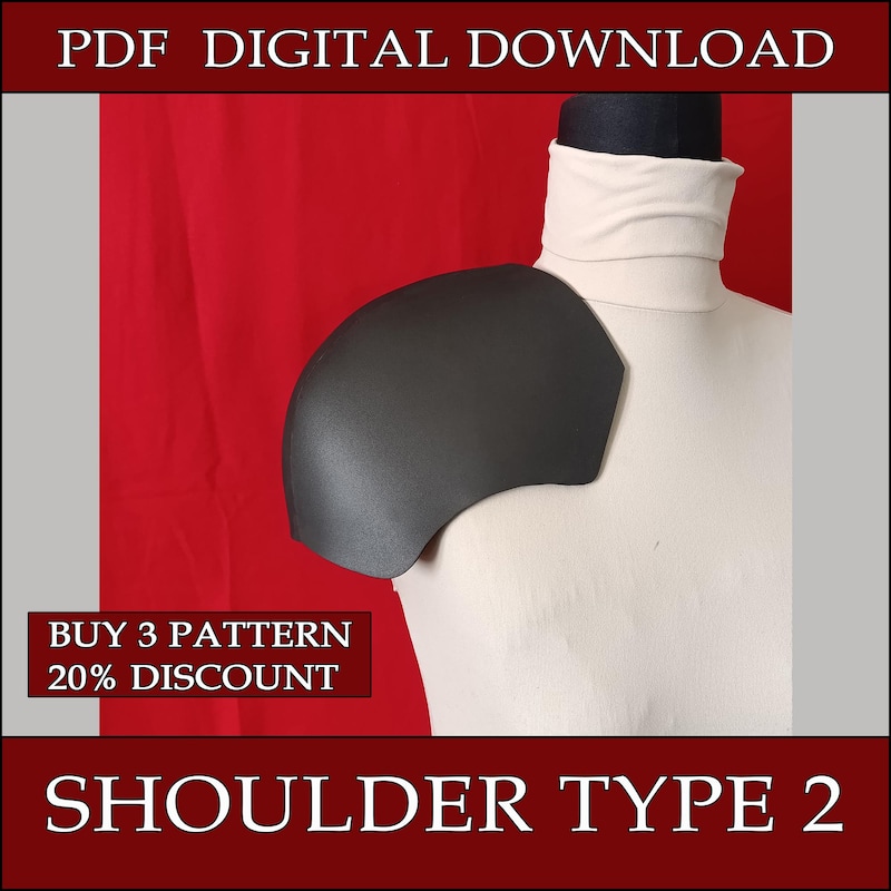 Foam Armor Shoulder Pattern - Etsy