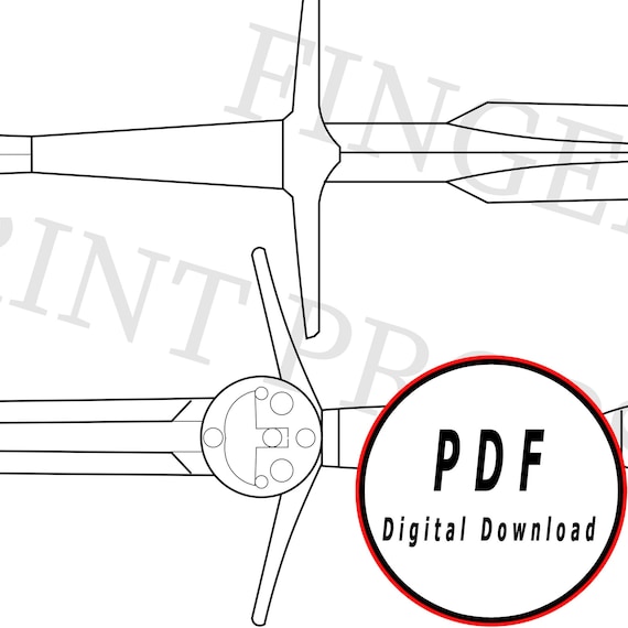 Swords Template Pattern Blueprint DIY Pdf Digital Donwload - Etsy