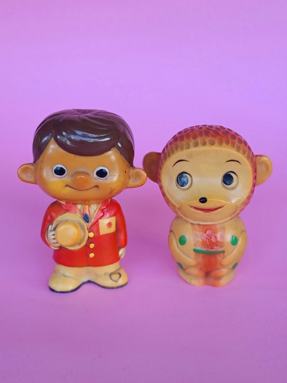 Vintage Fuji Bank Mascots Bokuchan Japanese Banks Sofubi | Etsy