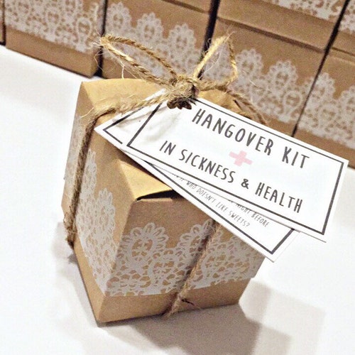 Hangover Kits Survival Kits Wedding Favours Hen Do Gifts | Etsy