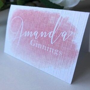 Linen Place Cards, Wedding Place Cards, Blush Place Cards, Place Cards ...