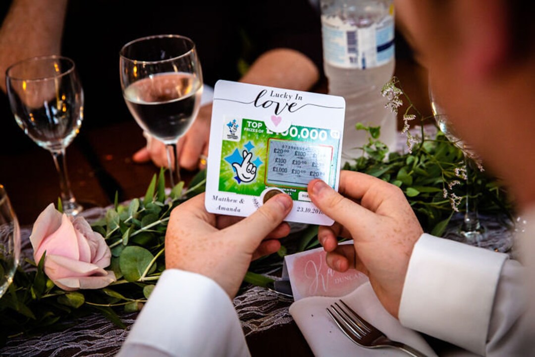 Wedding Scratch Card Holders, Wedding Favours, Wedding Gifts, Gifts for ...