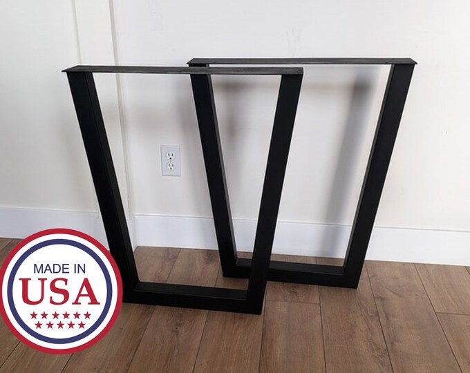 Tapered ,angle Iron Legs,industrial Table,loft Furniture,hairpin Legs ...