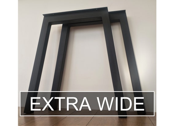 Extra Wide N Frame Table Legs Metal Table Legs Pair - Etsy