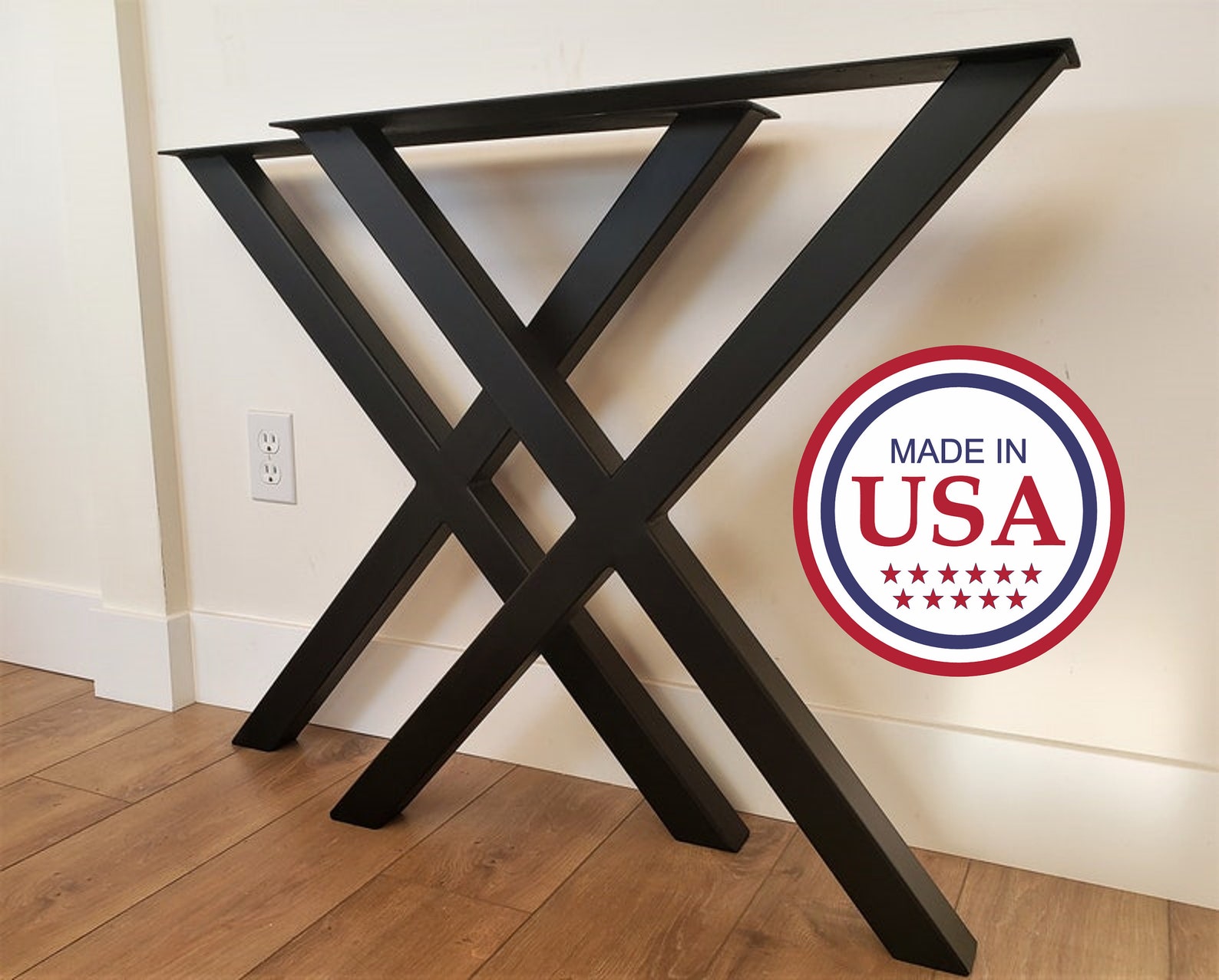 Metal Table Legs Pair X Frame Table Legs Dining Table - Etsy