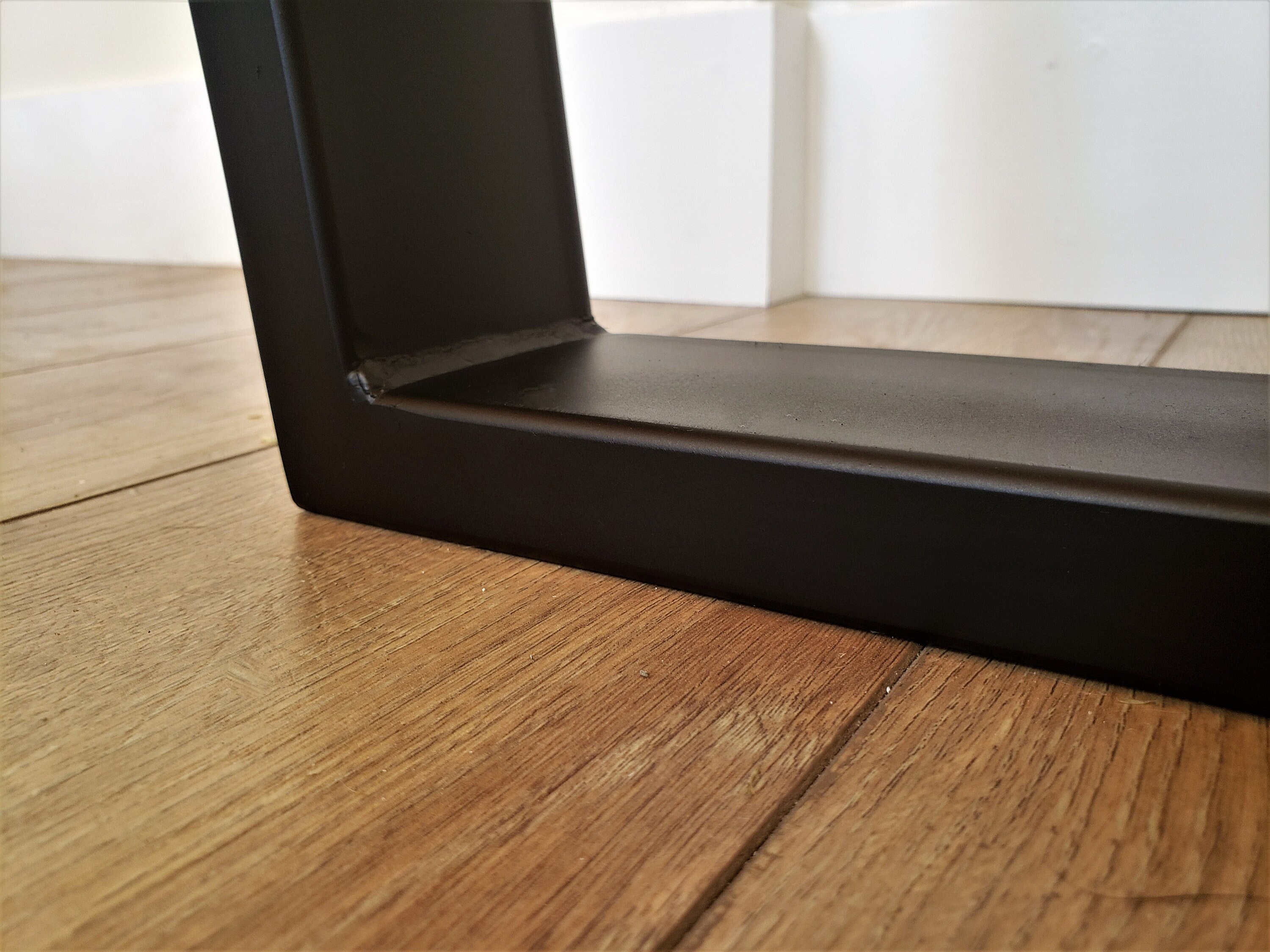 Extra Wide Table Legs Pair Metal Table Legs Trapezoid - Etsy