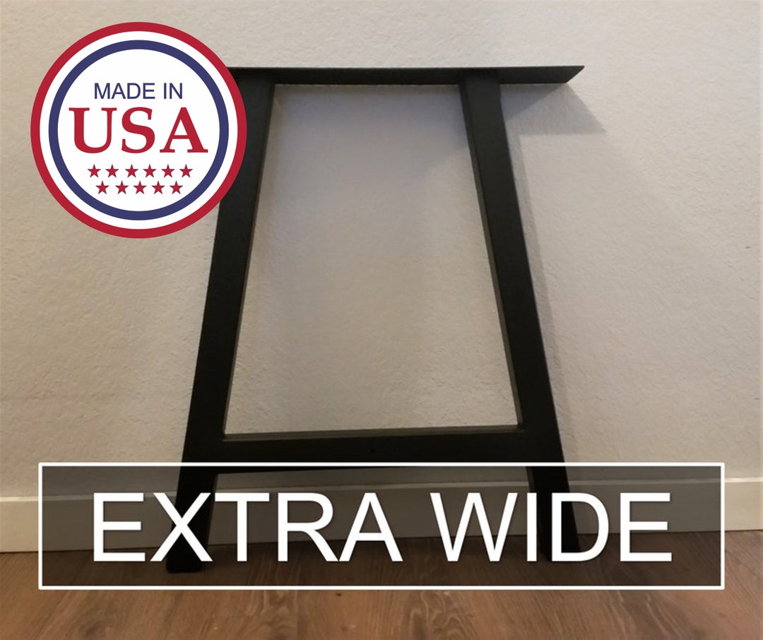 Extra Wide A Frame Table Legs - Metal Table Legs - Pair - A Table Legs ...