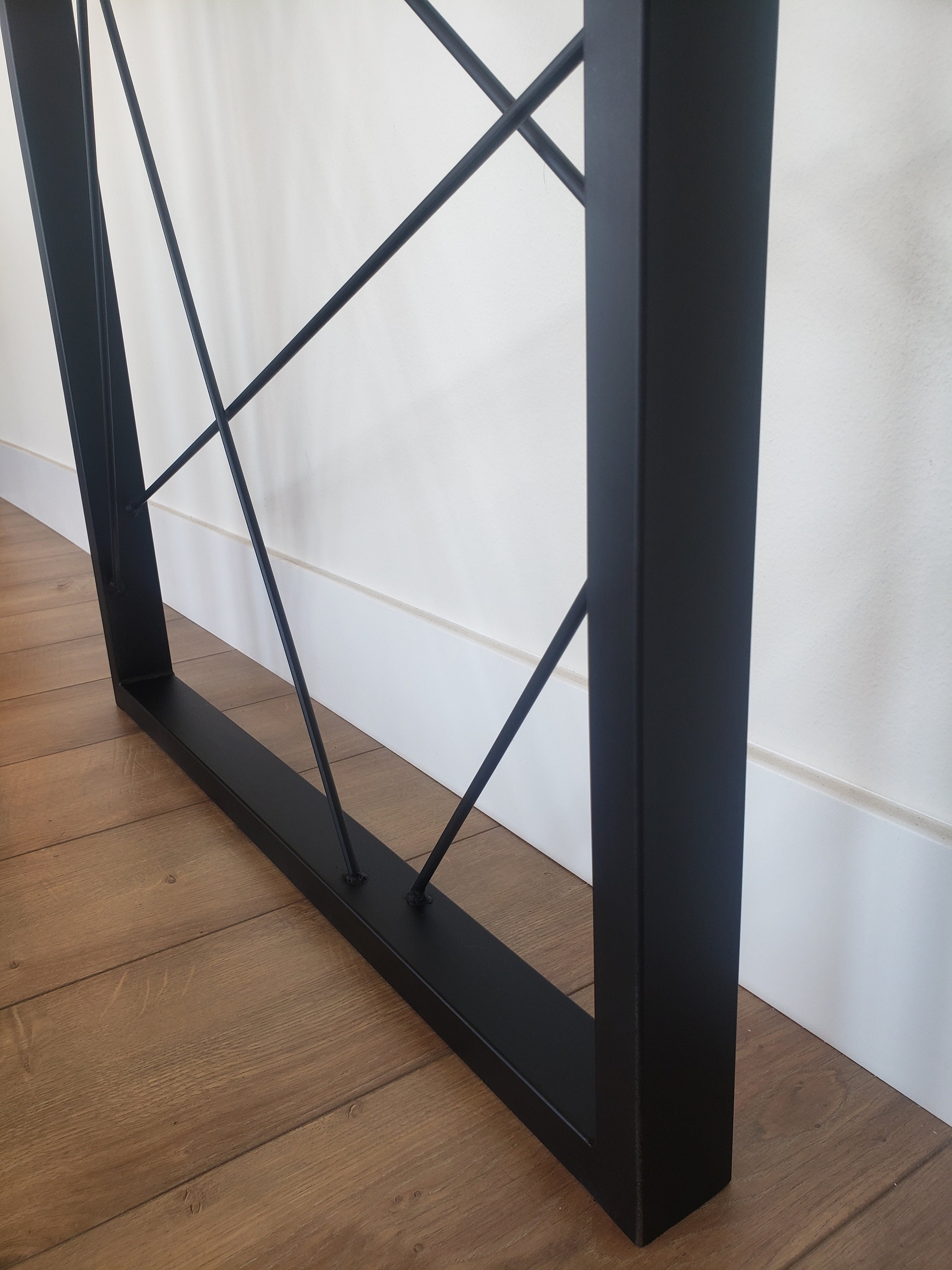 Criss Cross Metal Table Legs Pair Table Legs Unique - Etsy