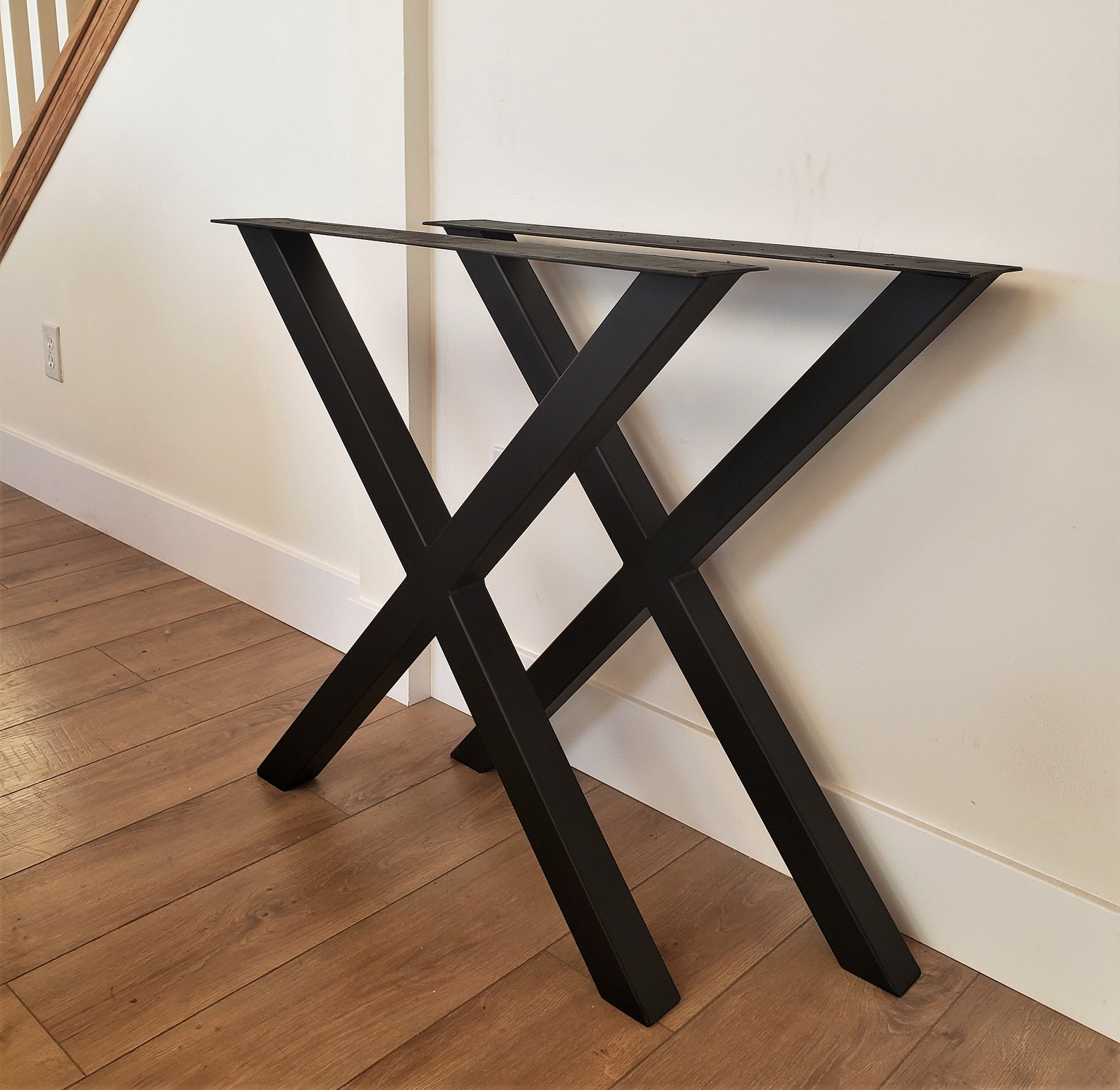 Metal Table Legs Pair X Frame Table Legs Dining Table - Etsy