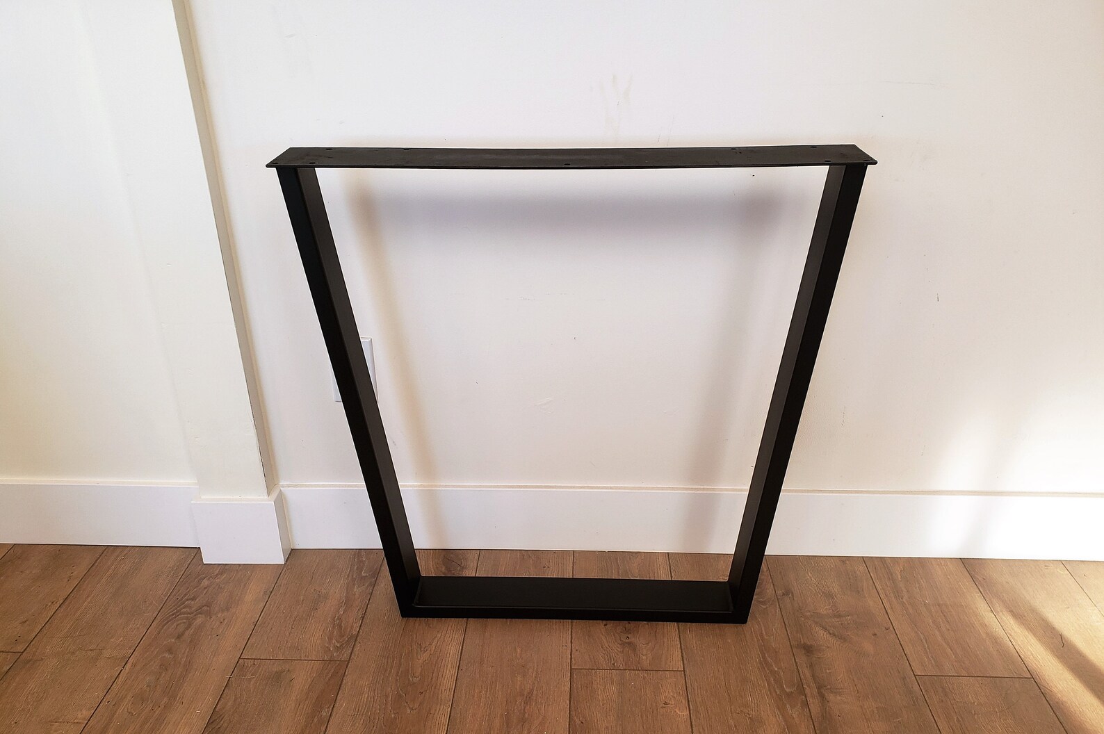 Extra Wide Table Legs Pair Metal Table Legs Trapezoid - Etsy