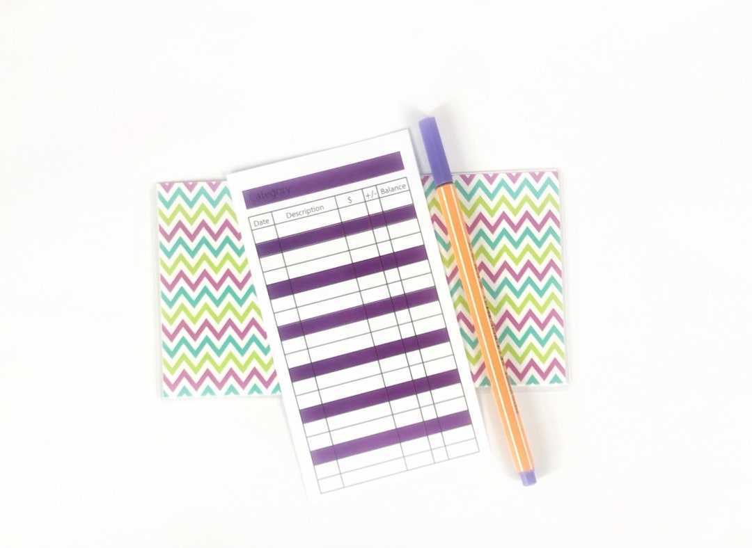 Instant Printable Cash Envelope Ledger/tracker - Purple - Etsy