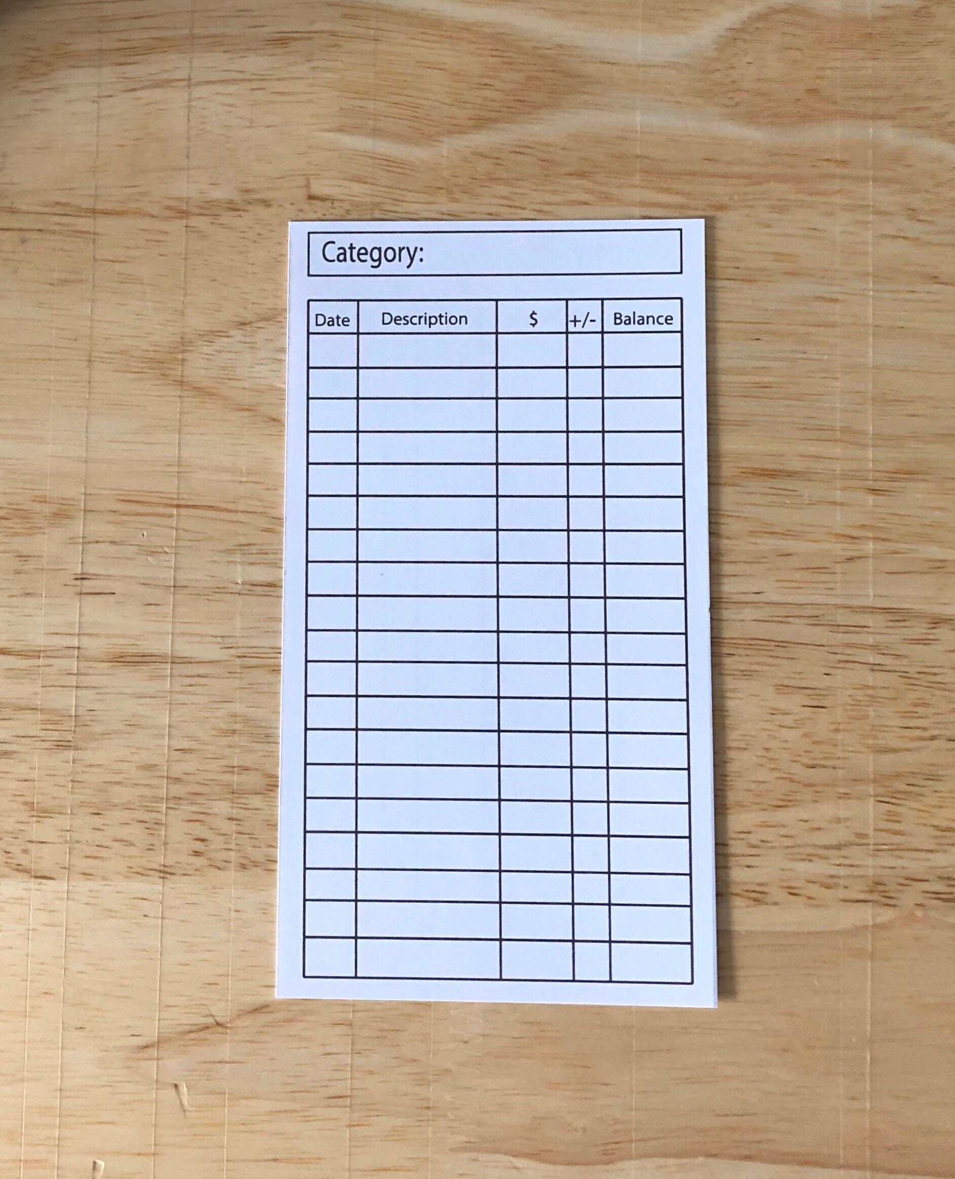 Instant Printable/ Digital Cash Envelope Tracker/Cash Envelope | Etsy