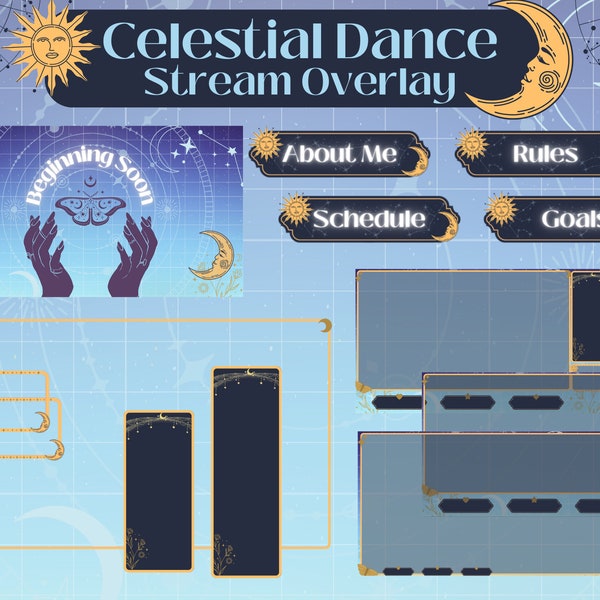 ANIMATED Isometric Pastel Aesthetic Stream Overlay for Twitch, Youtube ...