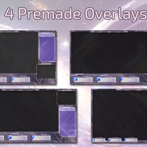 ANIMATED Pastel Sci-fi Stream Overlay for Twitch, Youtube, Discord ...