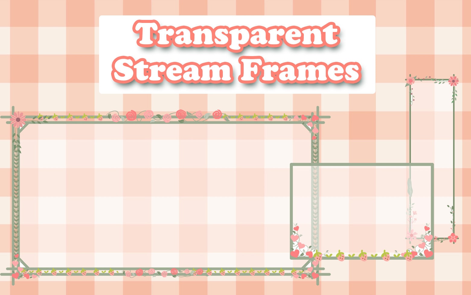 ANIMATED Cozy Cottagecore Garden Stream Overlay for Twitch, Youtube ...