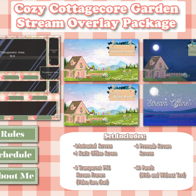 Farm Twitch Overlay - Etsy