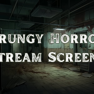 ANIMATED Grungy Horror Stream Screens // Creepy Twitch Screens ...