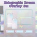 ANIMATED Holographic Dream Stream Overlays for Twitch, Youtube, Discord ...