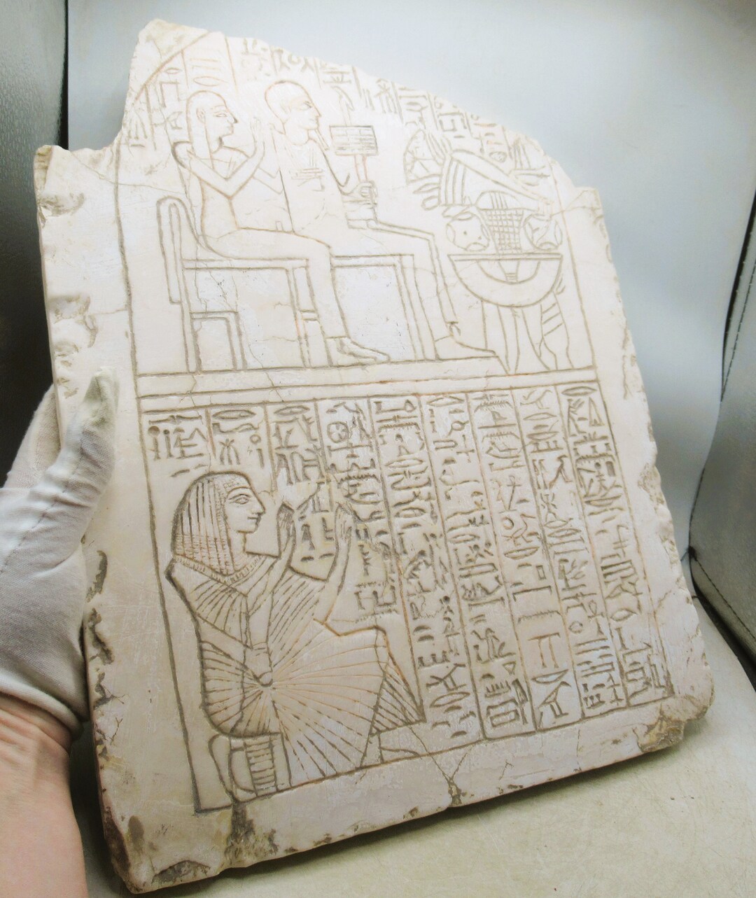 Ancient Egyptian Limestone Tablet Depicting Important Scene - Etsy