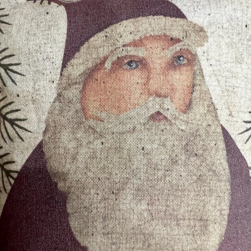 Primitive Santa Ornament - Etsy