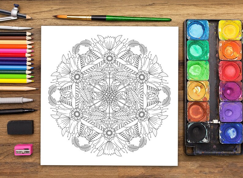 Mandala Coloring Pages Adult Coloring Book Adult Coloring Pages ...