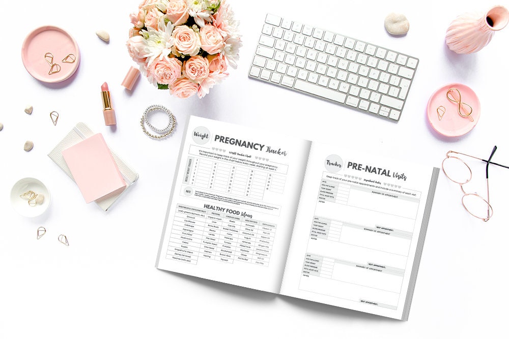 Pregnancy Journal and Planner Printable Pregnancy Journal Digital ...