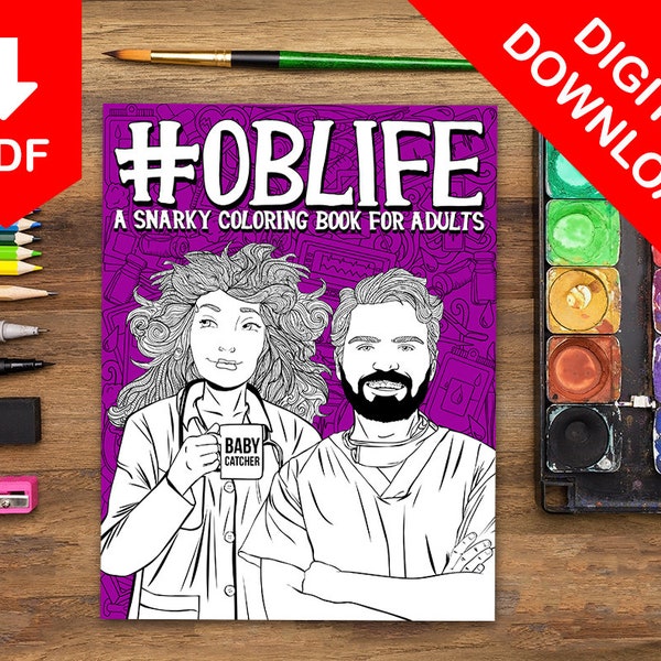 Ob Coloring Book - Etsy