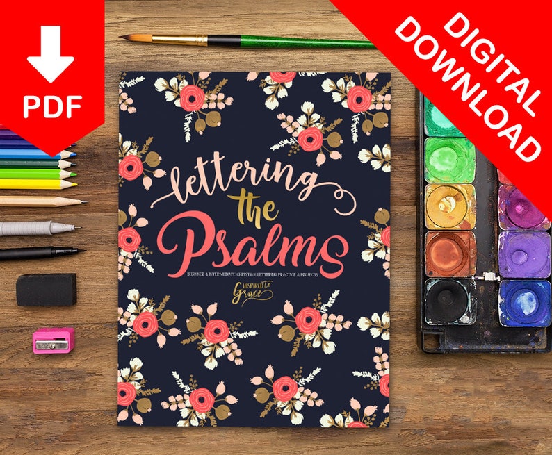 Bible Verse Calligraphy Practice Sheets Calligraphy Lesson Calligraphy ...