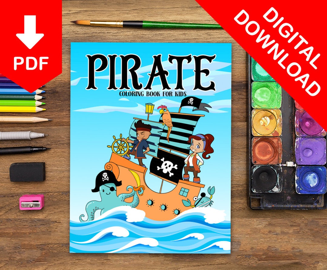 Pirate - Printable Coloring Pages for Kids Coloring Book for Kids ...