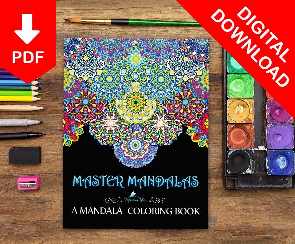 Mandala Coloring Pages Adult Coloring Book Adult Coloring Pages ...