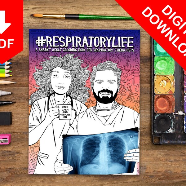 Therapist Adult Coloring Pages - Etsy