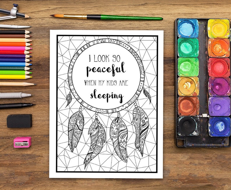 Mom Life Adult Coloring Book for Mom, Mom Coloring Book for Adults ...