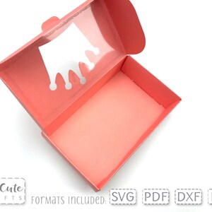 Princess Crown Bow Box SVG Vorlage, No-Glue Geschenkbox SVG, Cricut Box ...