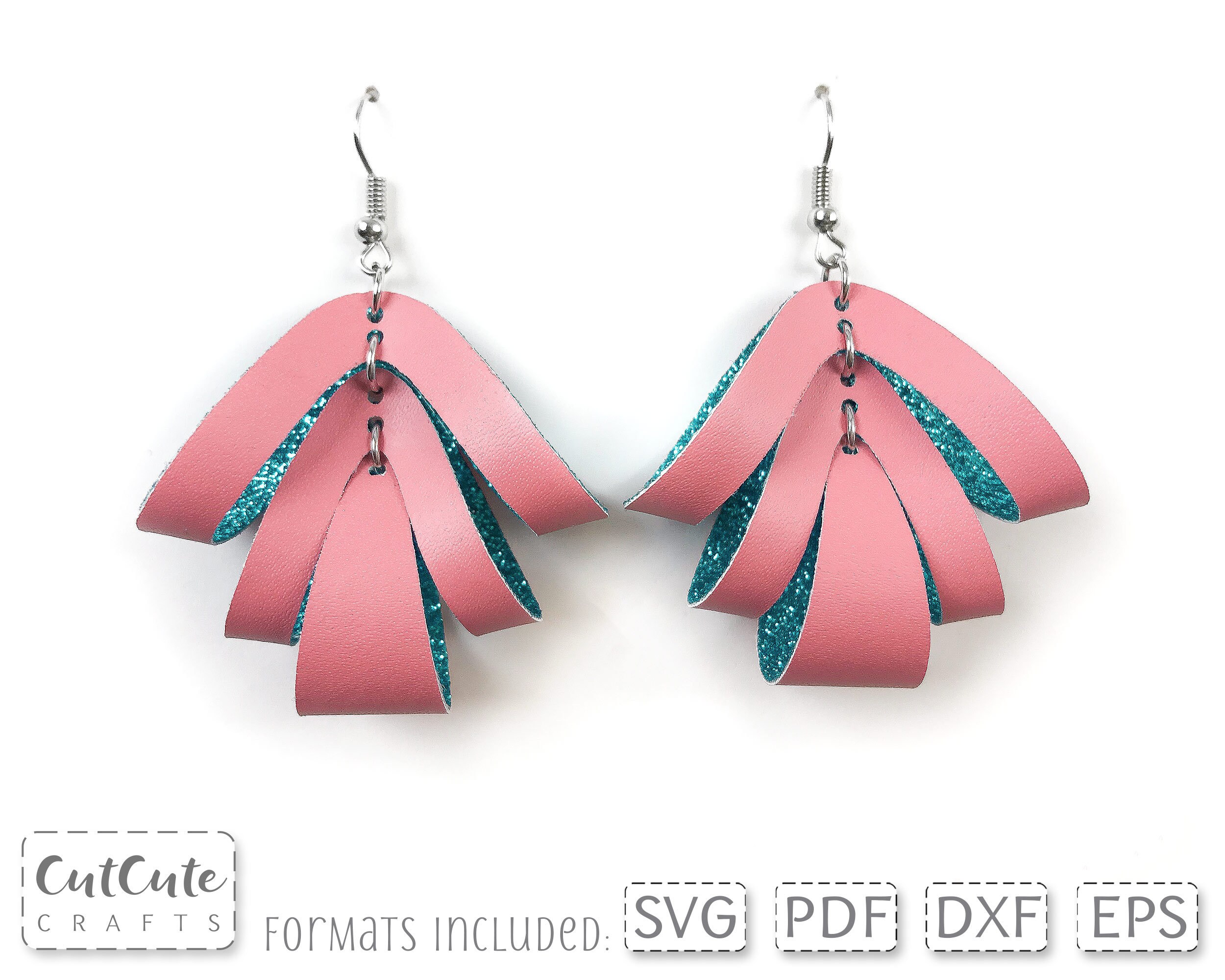 Earring SVG Bundle Dangle Earrings Svg Faux Leather Earring - Etsy