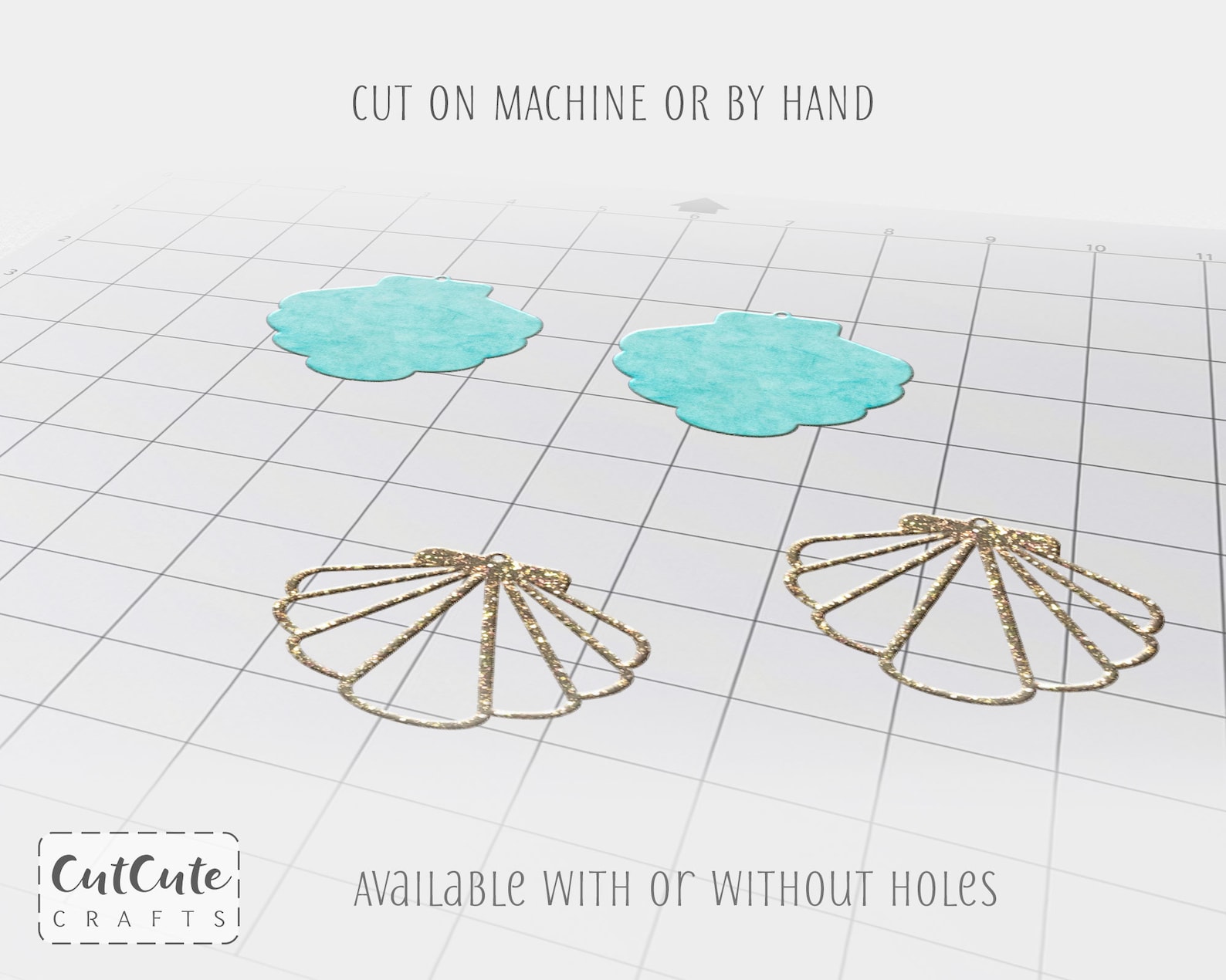 Seashell Earring SVG Layered Earring Svg SVG Cut File Shell - Etsy