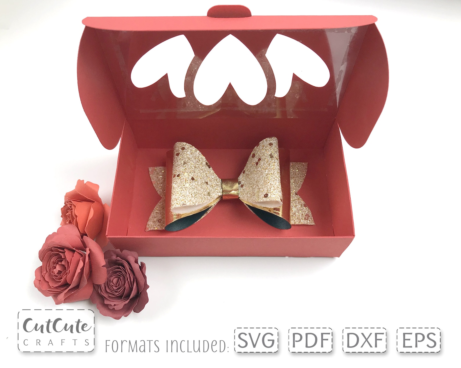 Classic Double Bow SVG Hair Bow Template SVG Cricut Cut File | Etsy